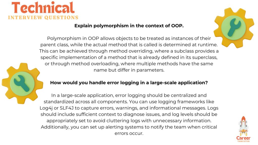 65+ Technical Interview Questions (With Sample Answers)