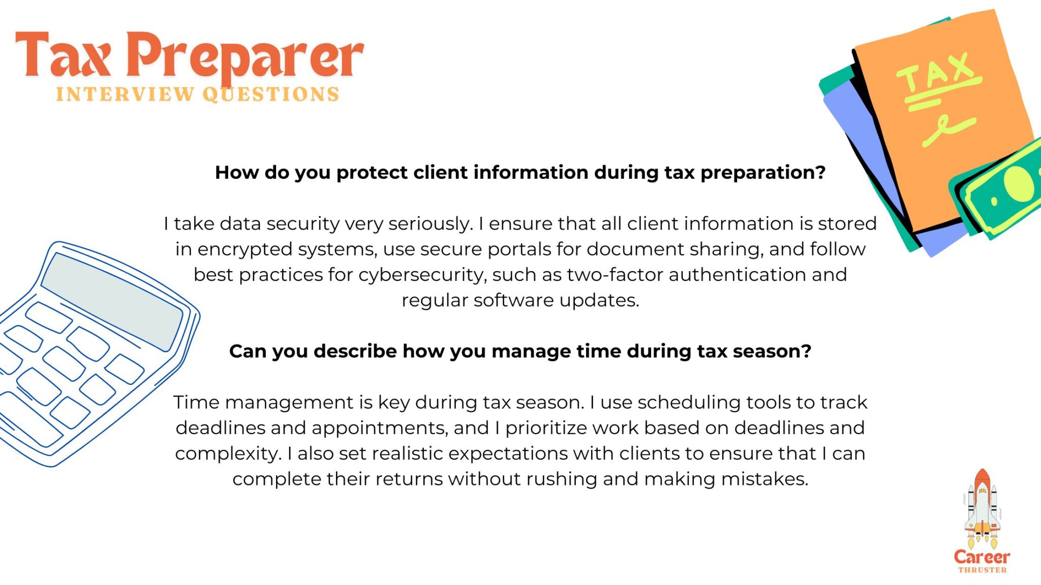 51+ Tax Preparer Interview Questions And Answers - careerthruster.com