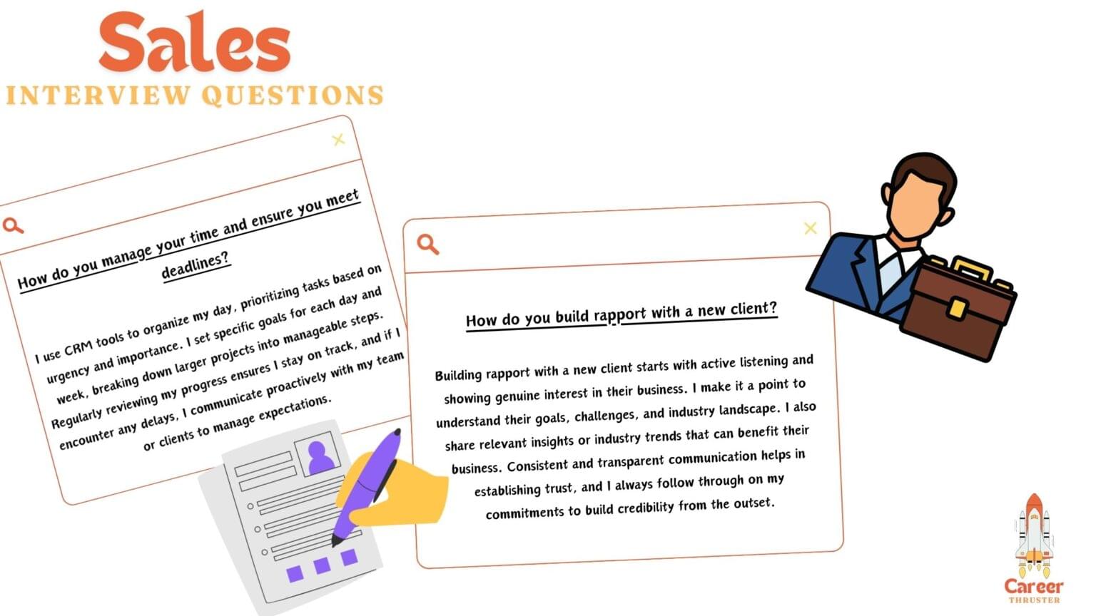 65+ Sales Interview Questions (With Sample Answers)